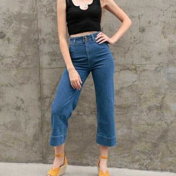 Apiece Apart | Pants & Jumpsuits | Apiece Apart Merinda Denim Pants ...